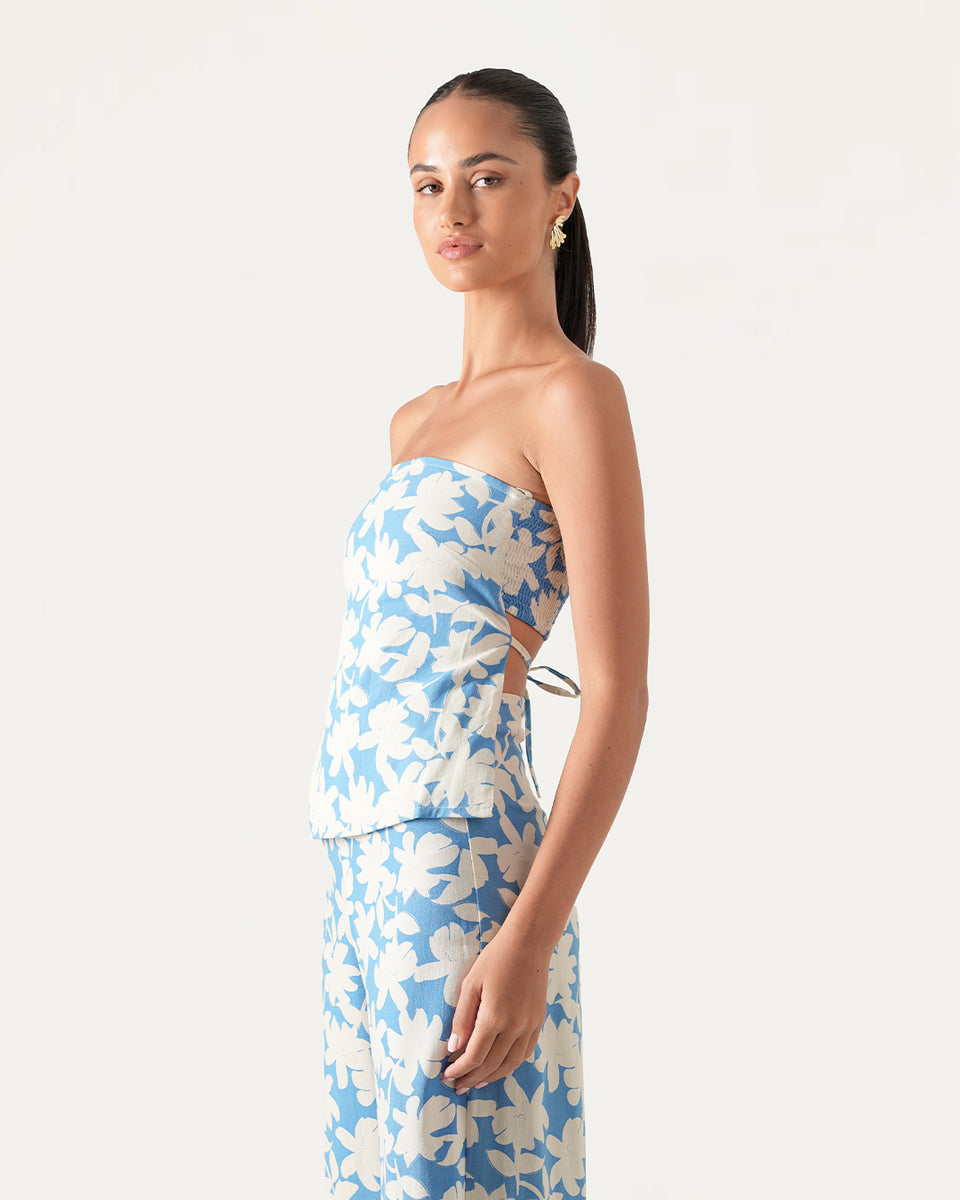 Lulu Tube Top – Tiffy Blue | Bamboo Blonde