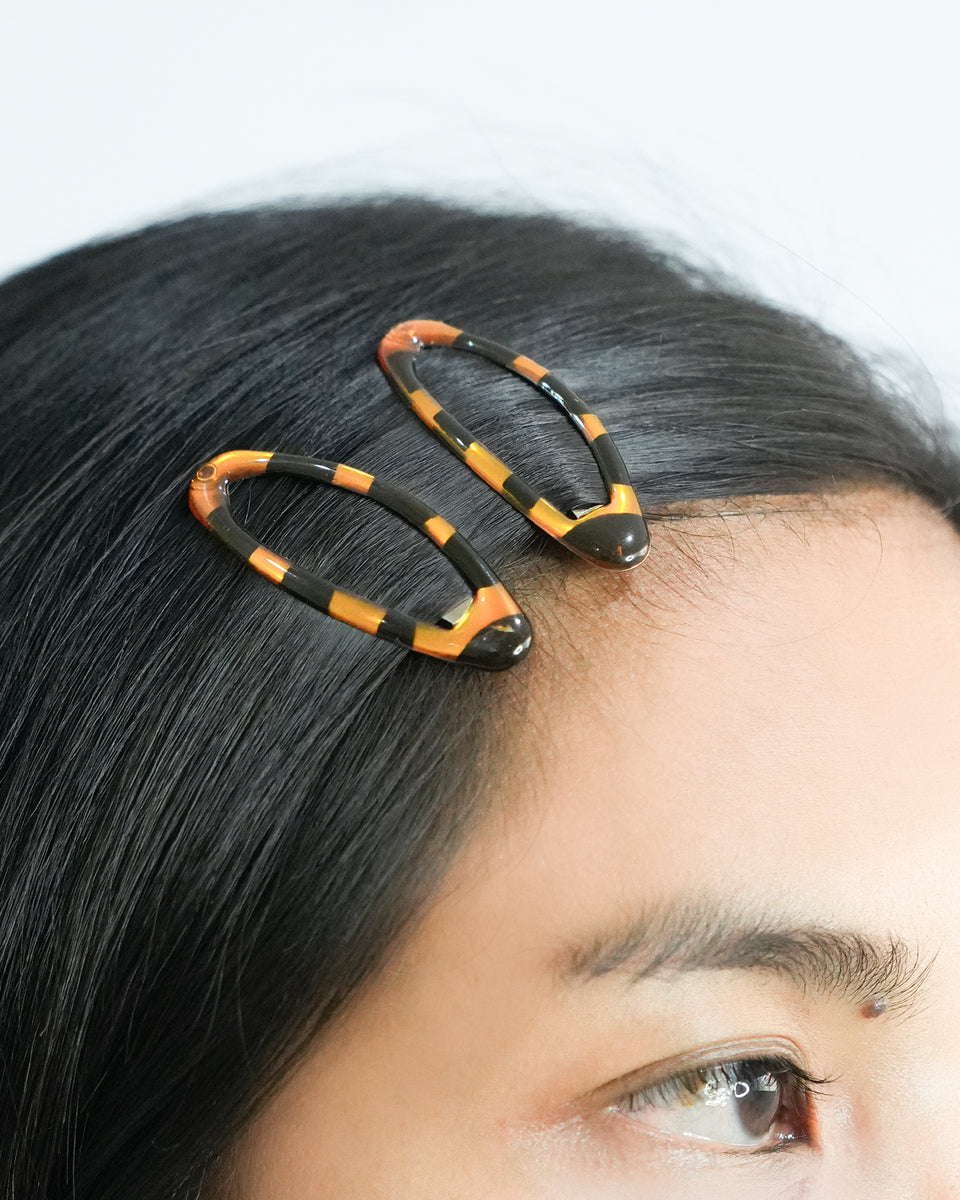 Ocean Hair Clips 4 Pack | Bamboo Blonde